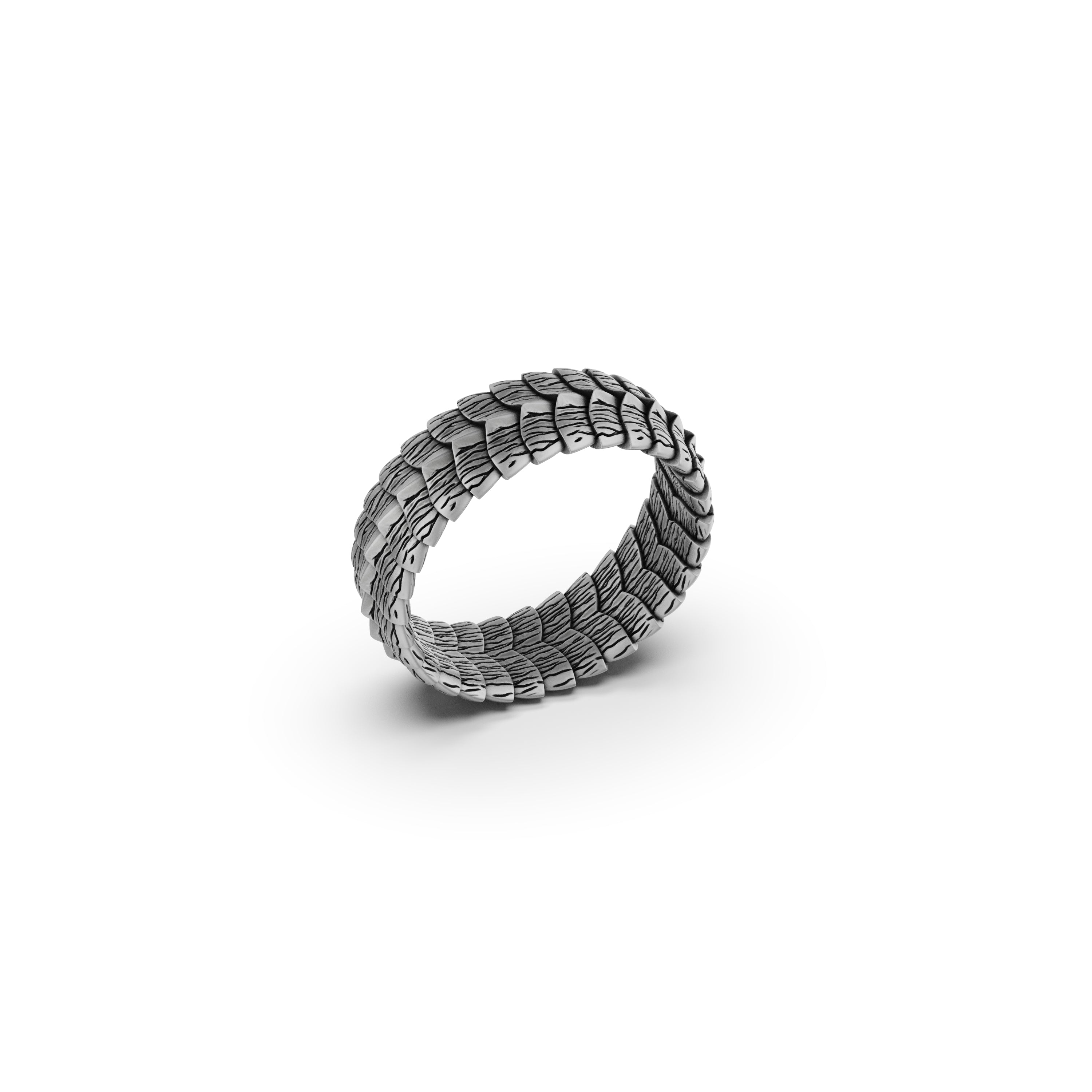 Lizard Scales Band – Angelios Jewelry